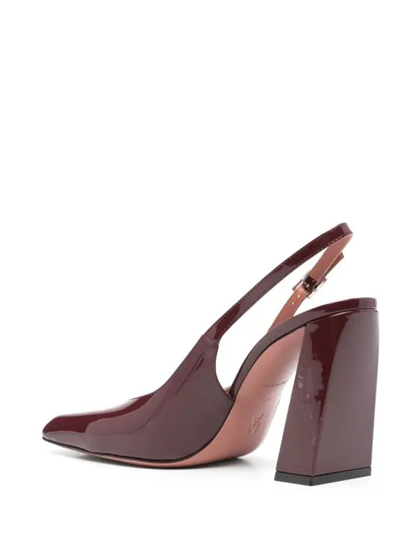 Amina Muaddi 95mm Charlotte Slingback Pumps