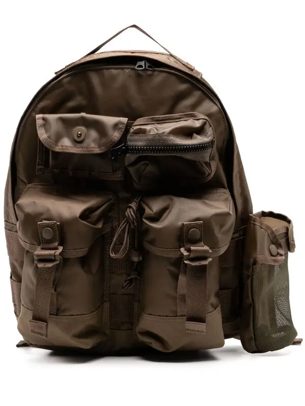 PORTER-YOSHIDA & CO Multi-pockets Backpack - Brown