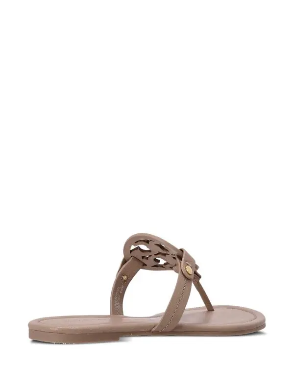 Tory Burch Miller Flat Sandals - Brown