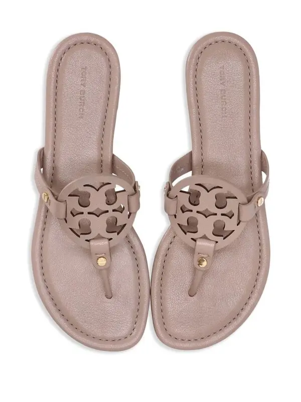 Tory Burch Miller Flat Sandals - Brown