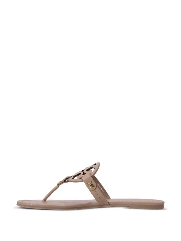 Tory Burch Miller Flat Sandals - Brown