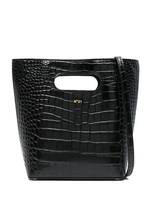 N°21 Crocodile-embossed Tote