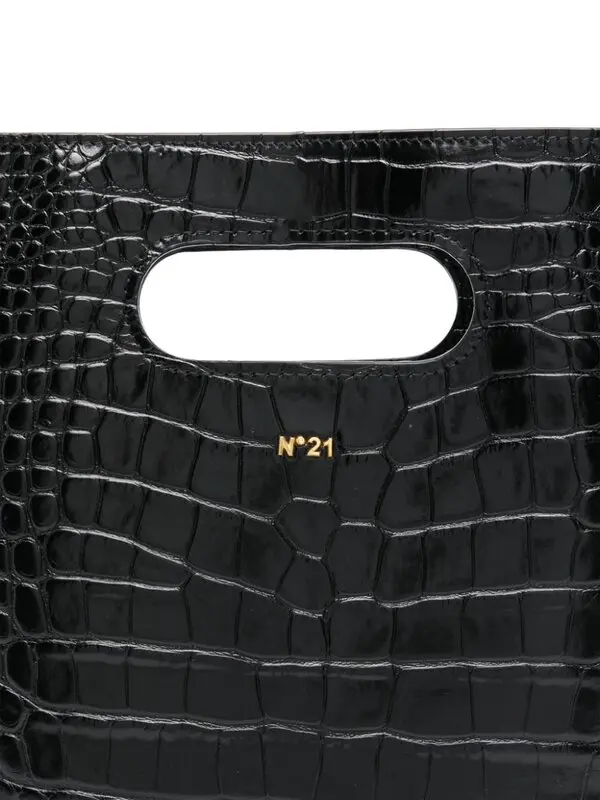 N°21 Crocodile-embossed Tote