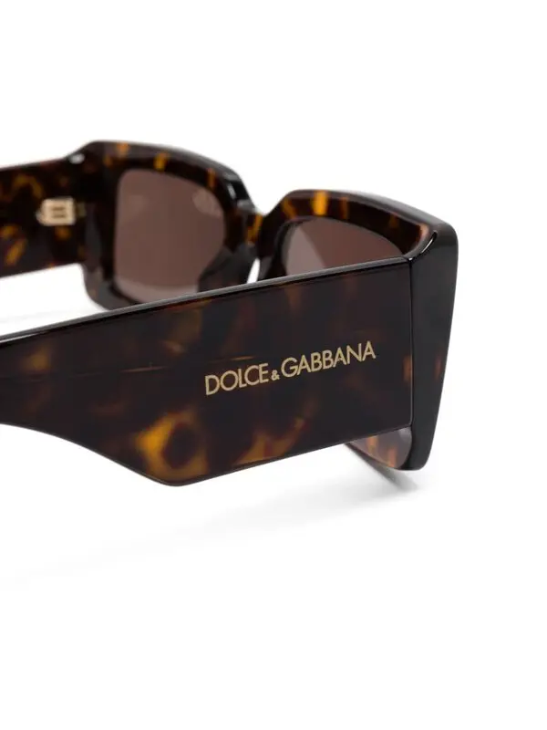 Dolce & Gabbana Logo-engraved Sunglasses
