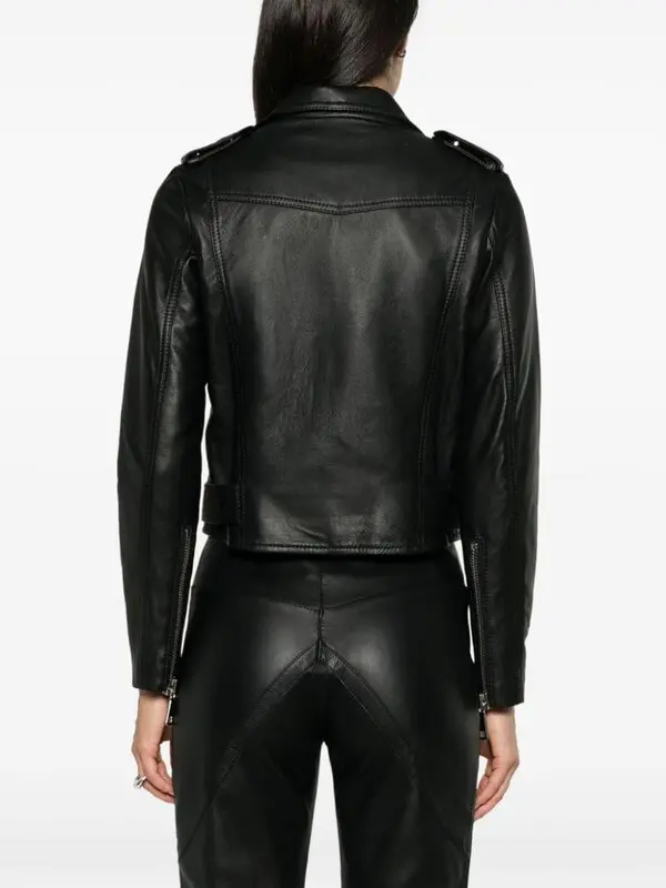 MITILIANE COUTURE Leather Biker Jacket