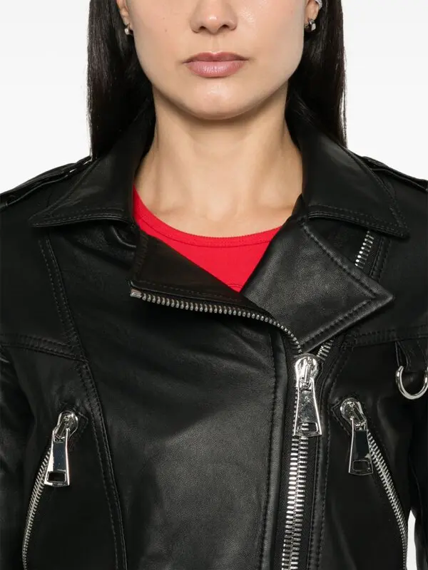 MITILIANE COUTURE Leather Biker Jacket