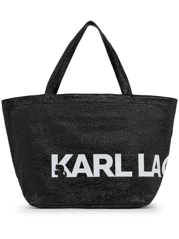 Karl Lagerfeld Logo-print Tote Bag - Black