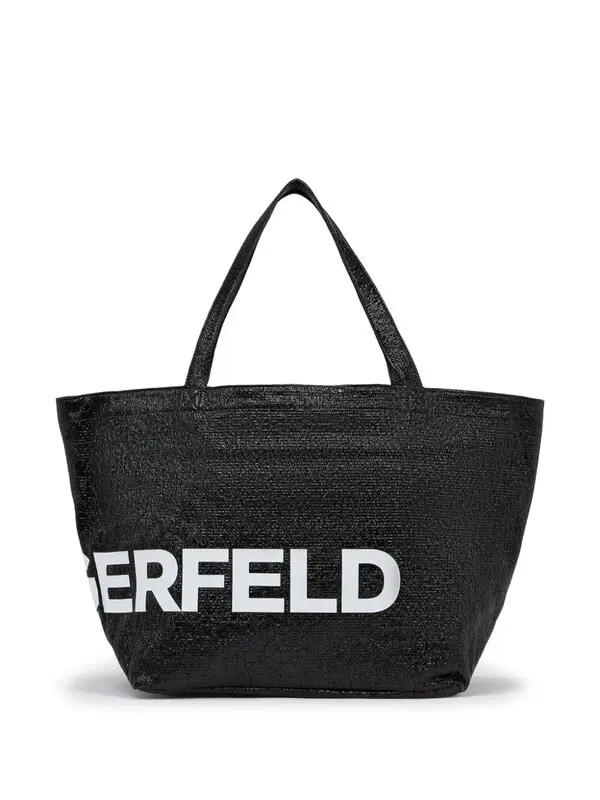 Karl Lagerfeld Logo-print Tote Bag - Black