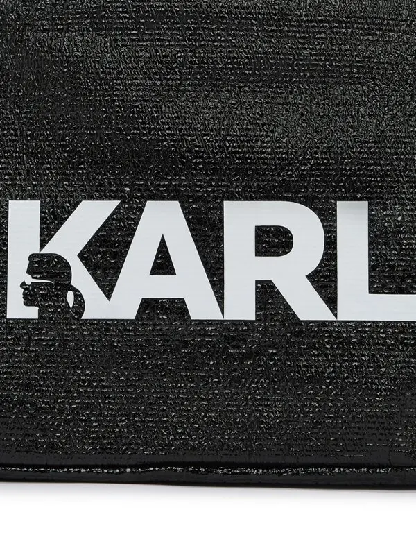 Karl Lagerfeld Logo-print Tote Bag - Black