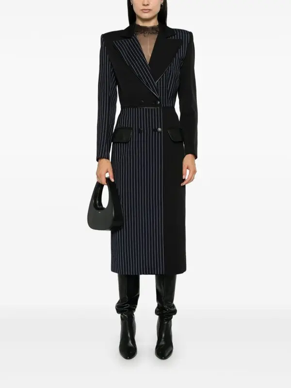MITILIANE COUTURE Panelled Double-breasted Coat