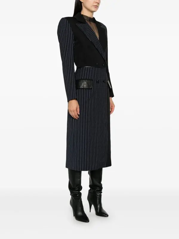 MITILIANE COUTURE Panelled Double-breasted Coat