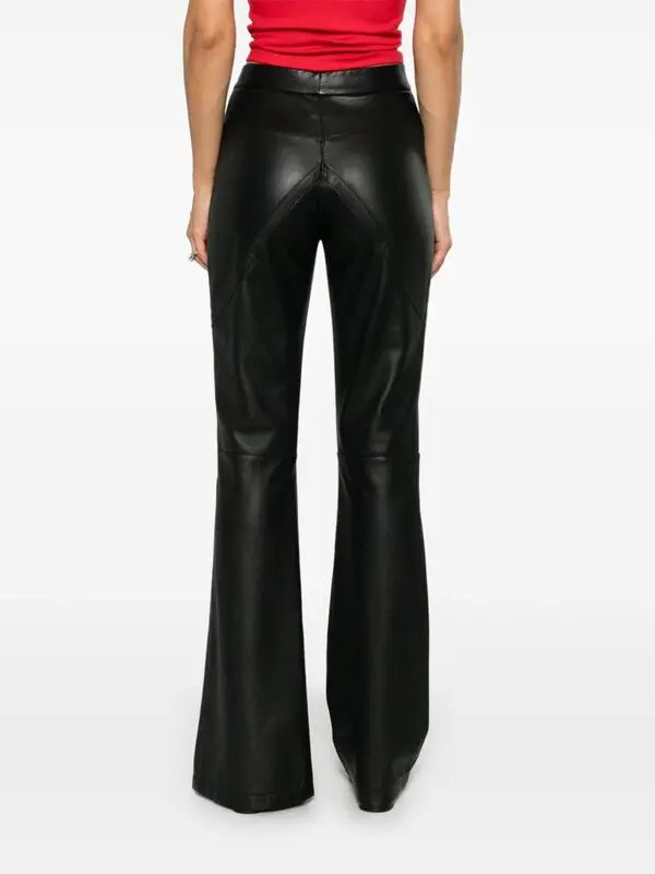 MITILIANE COUTURE Piercing-detail Leather Trousers