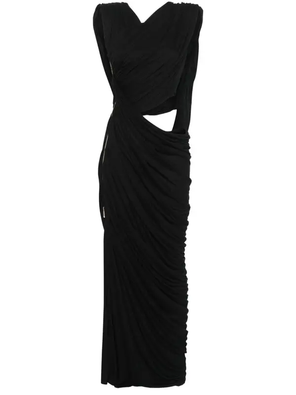 MITILIANE COUTURE Draped-detail Gown