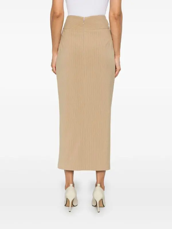 MITILIANE COUTURE Pinstriped Maxi Skirt