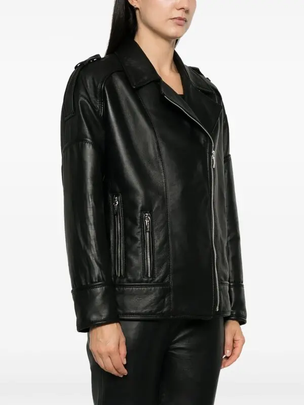 MITILIANE COUTURE Leather Biker Jacket