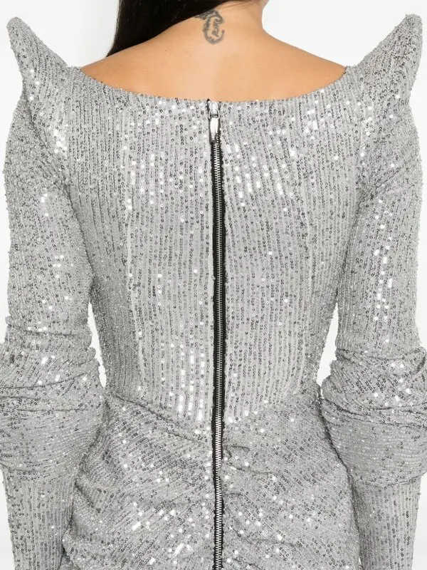 MITILIANE COUTURE Sequinned Gown - Grey
