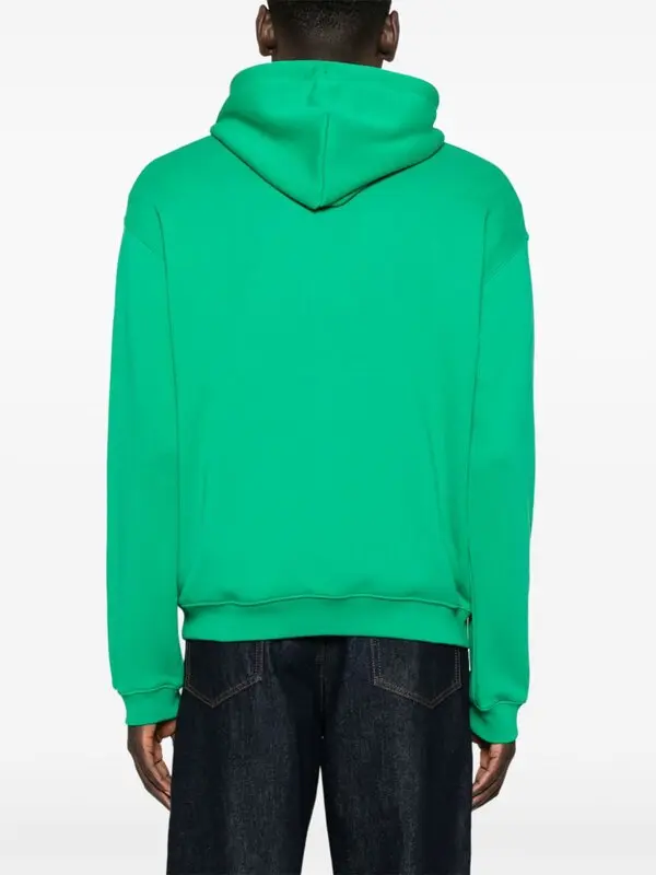 Lacoste Crocodile-patch Hoodie - Green