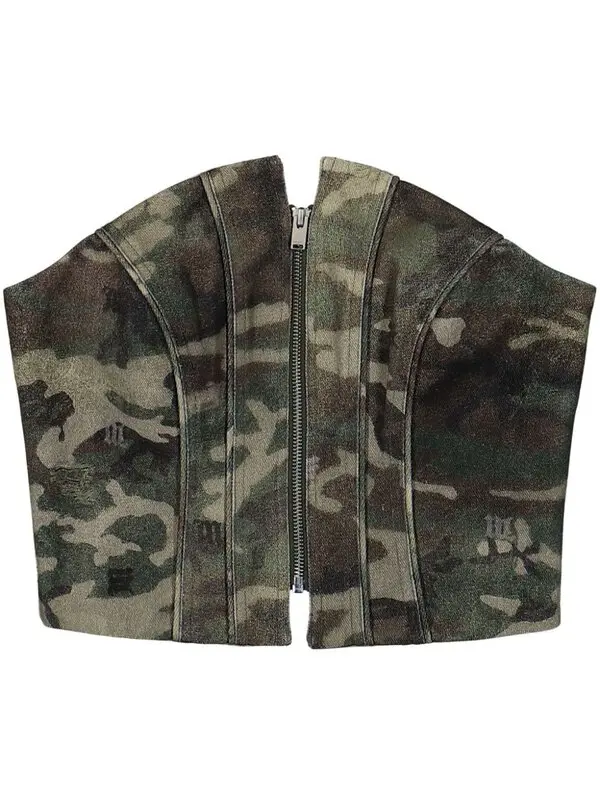 MISBHV Camo Corset Top
