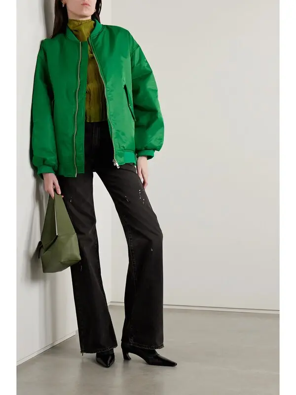 THE FRANKIE SHOP Astra Shell Bomber Jacket