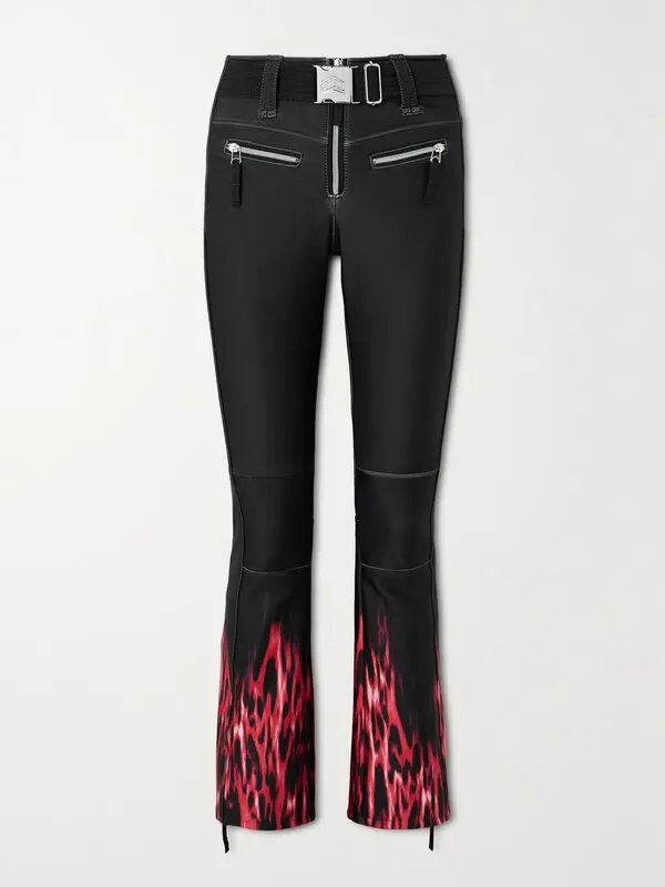 JETSET Tiby Printed Ski Pants - Black