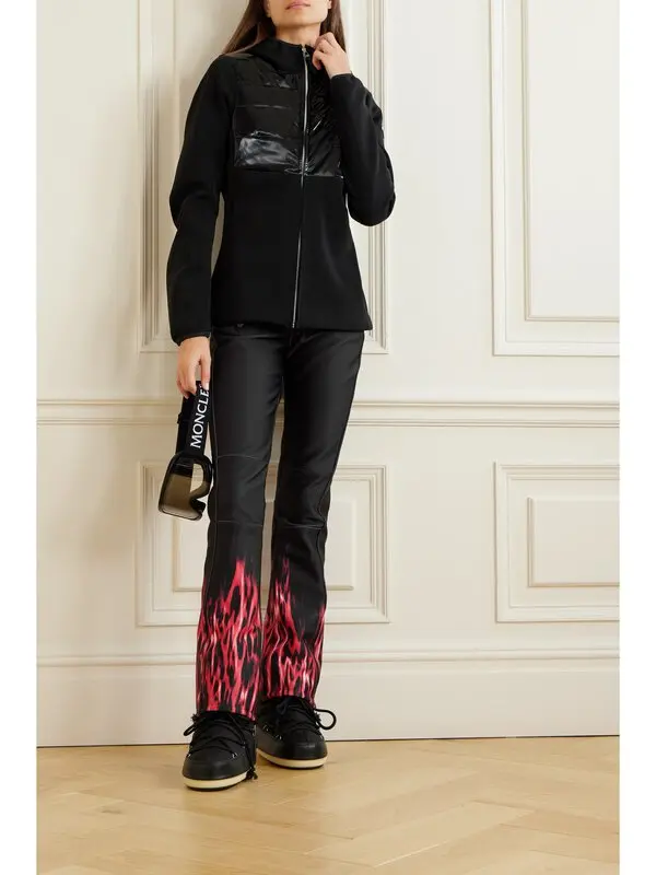 JETSET Tiby Printed Ski Pants - Black