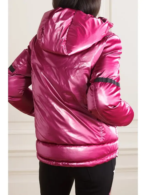 JETSET Quilted Metallic Ski Jacket - Pink