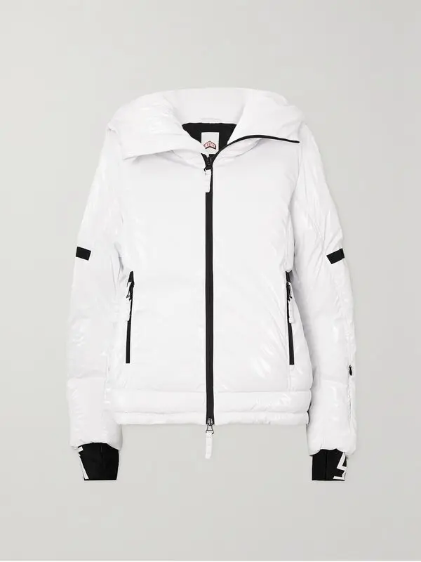 JETSET Joanna Hooded Quilted Ski Jacket - White