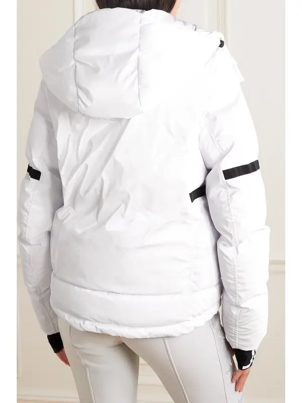 JETSET Joanna Hooded Quilted Ski Jacket - White