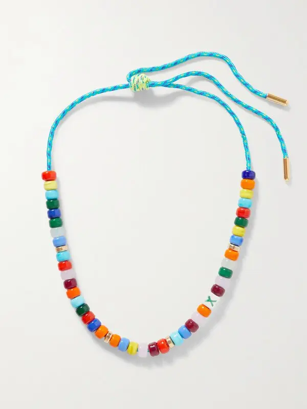 Éliou Buzio Cord Necklace - Blue