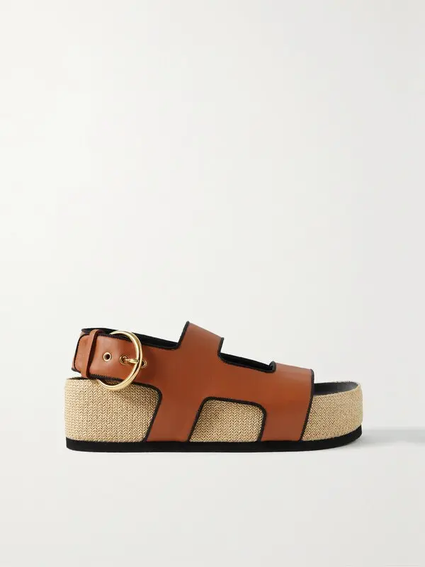 NEOUS Cher Leather Platform Sandals