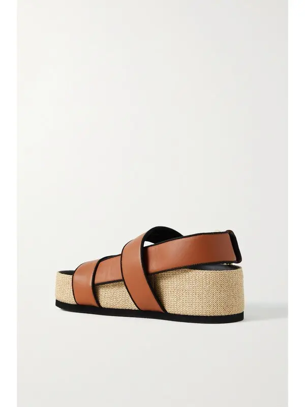 NEOUS Cher Leather Platform Sandals