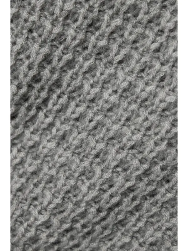 MADELEINE THOMPSON Oceanus Waffle-knit Track Pants
