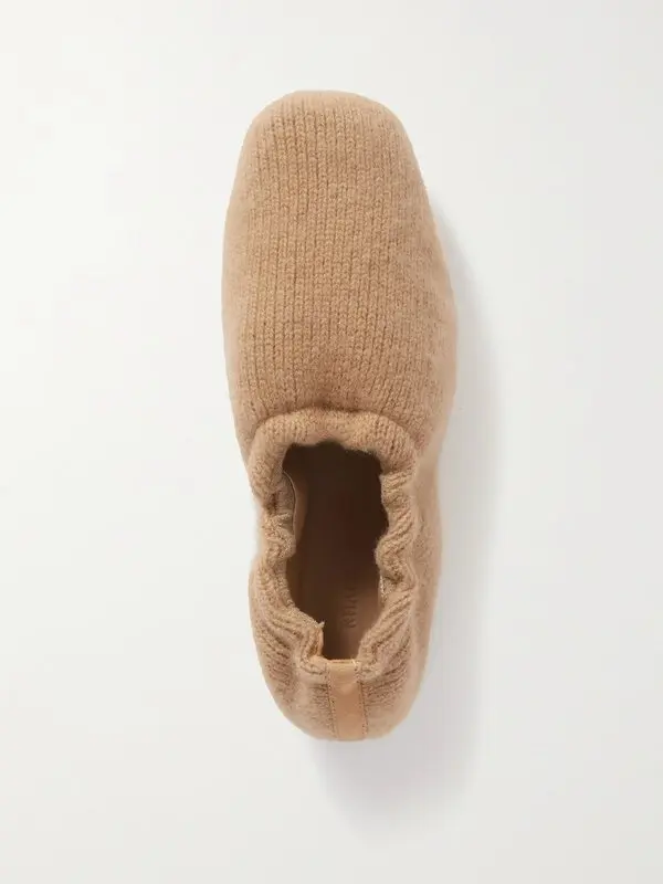Khaite Logan Cashmere Ballet Flats