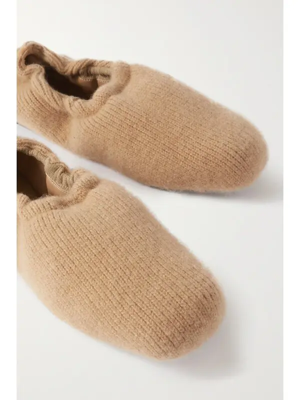 Khaite Logan Cashmere Ballet Flats