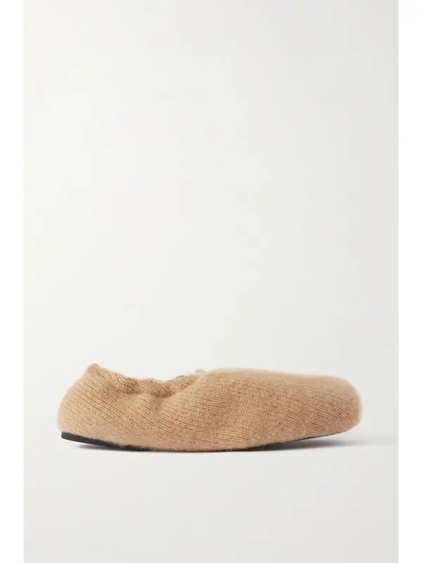 Khaite Logan Cashmere Ballet Flats