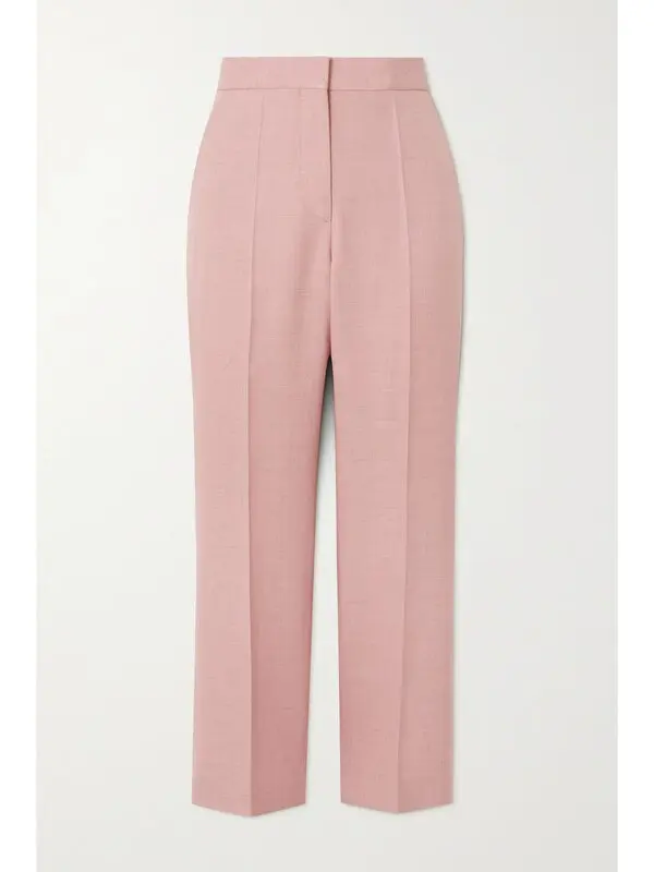 Stella McCartney Carlie Cropped Straight-leg Pants