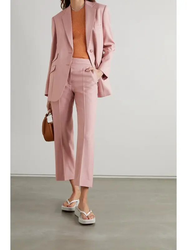 Stella McCartney Carlie Cropped Straight-leg Pants