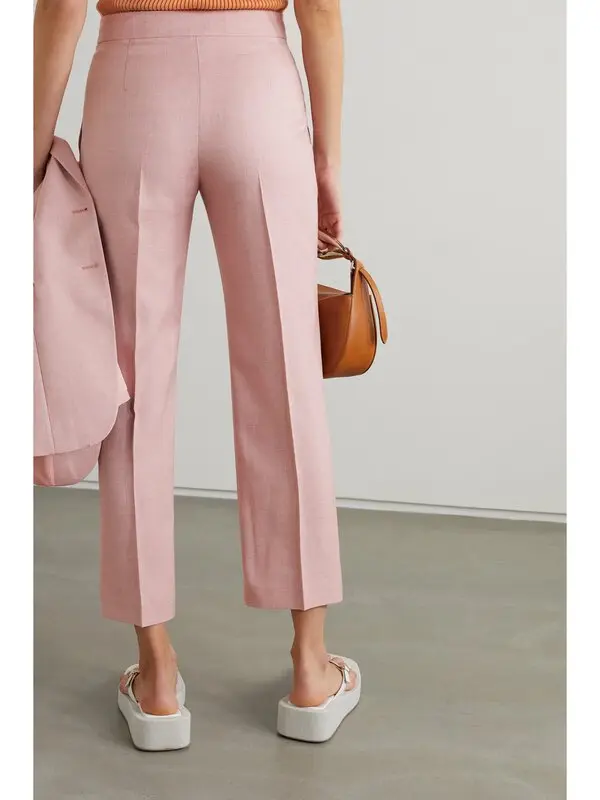 Stella McCartney Carlie Cropped Straight-leg Pants