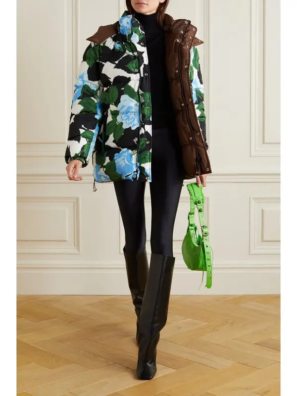 RICHARD QUINN Reversible Floral-print Quilted Shell Down Jacket