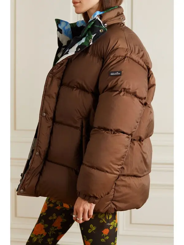 RICHARD QUINN Reversible Floral-print Quilted Shell Down Jacket