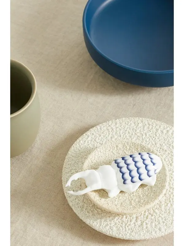 GINORI 1735 Cicada Jaspé Porcelain Table Ornament