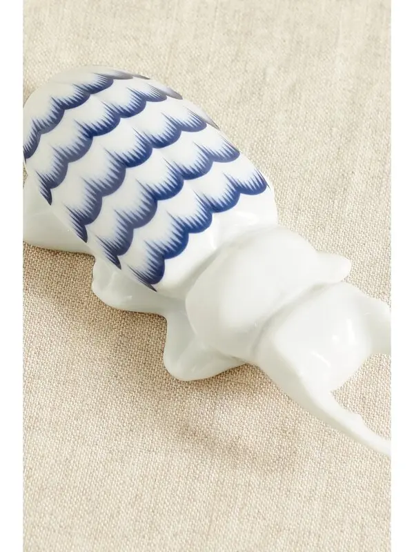 GINORI 1735 Cicada Jaspé Porcelain Table Ornament