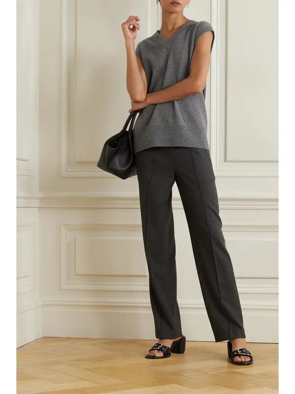 Vince Brushed Knitted Straight-leg Pants