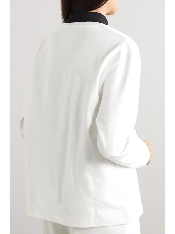 JIL SANDER Printed Cotton-jersey Sweatshirt