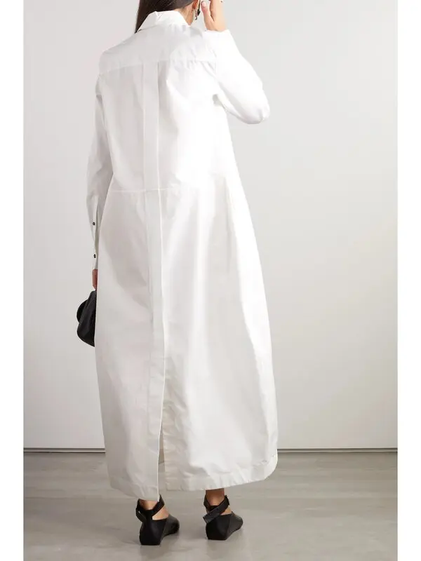 JIL SANDER Cotton-poplin Maxi Shirt Dress