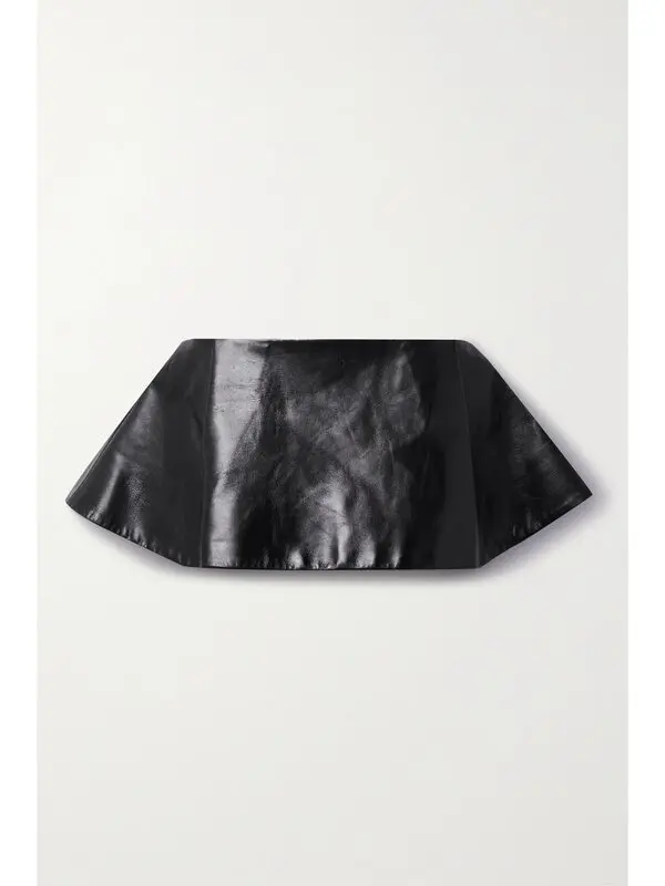 Khaite Rafla Mini Skirt - Black