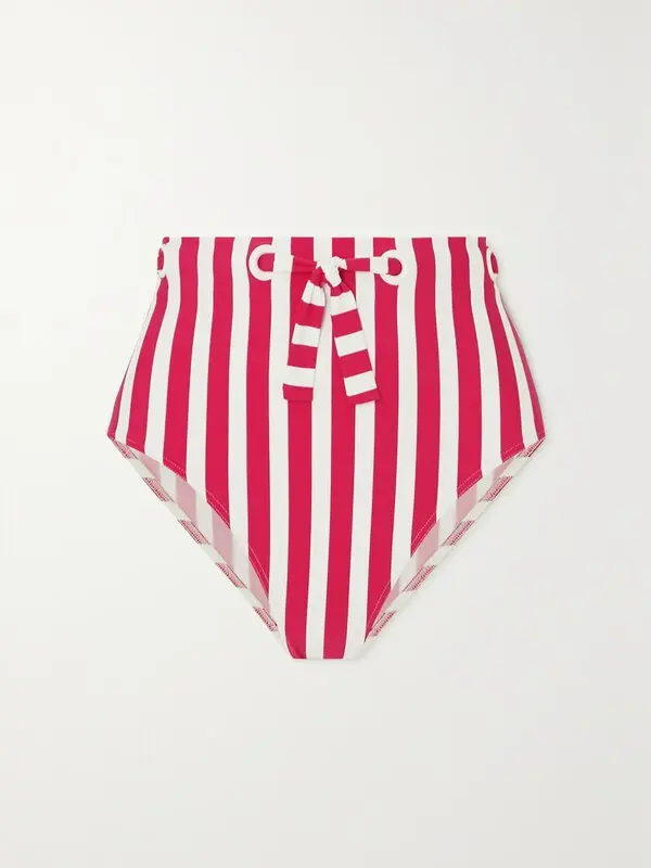 ERES Samba Encanta Striped Bikini Briefs - Pink