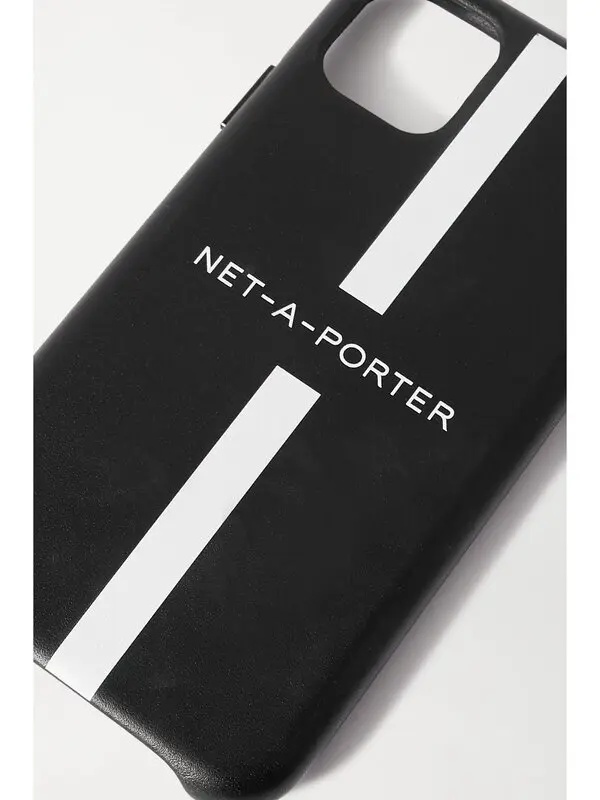Net-a-porter The Daily Edited Printed Leather Iphone 11 Pro Case