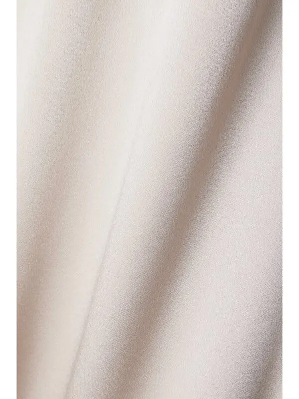 Brunello Cucinelli Duchesse-satin Wide-leg Pants