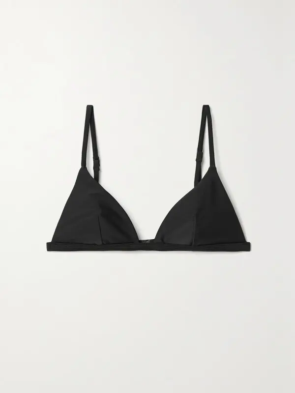 Matteau Petite Triangle Bikini Top - Black